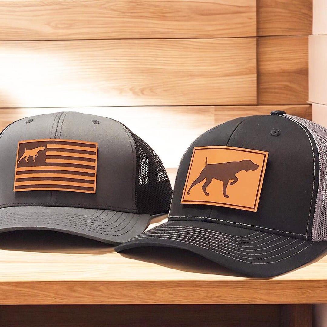 German Shorthaired Pointer Hat, GSP Hat, Dog Trucker Hat, Tails Up ...