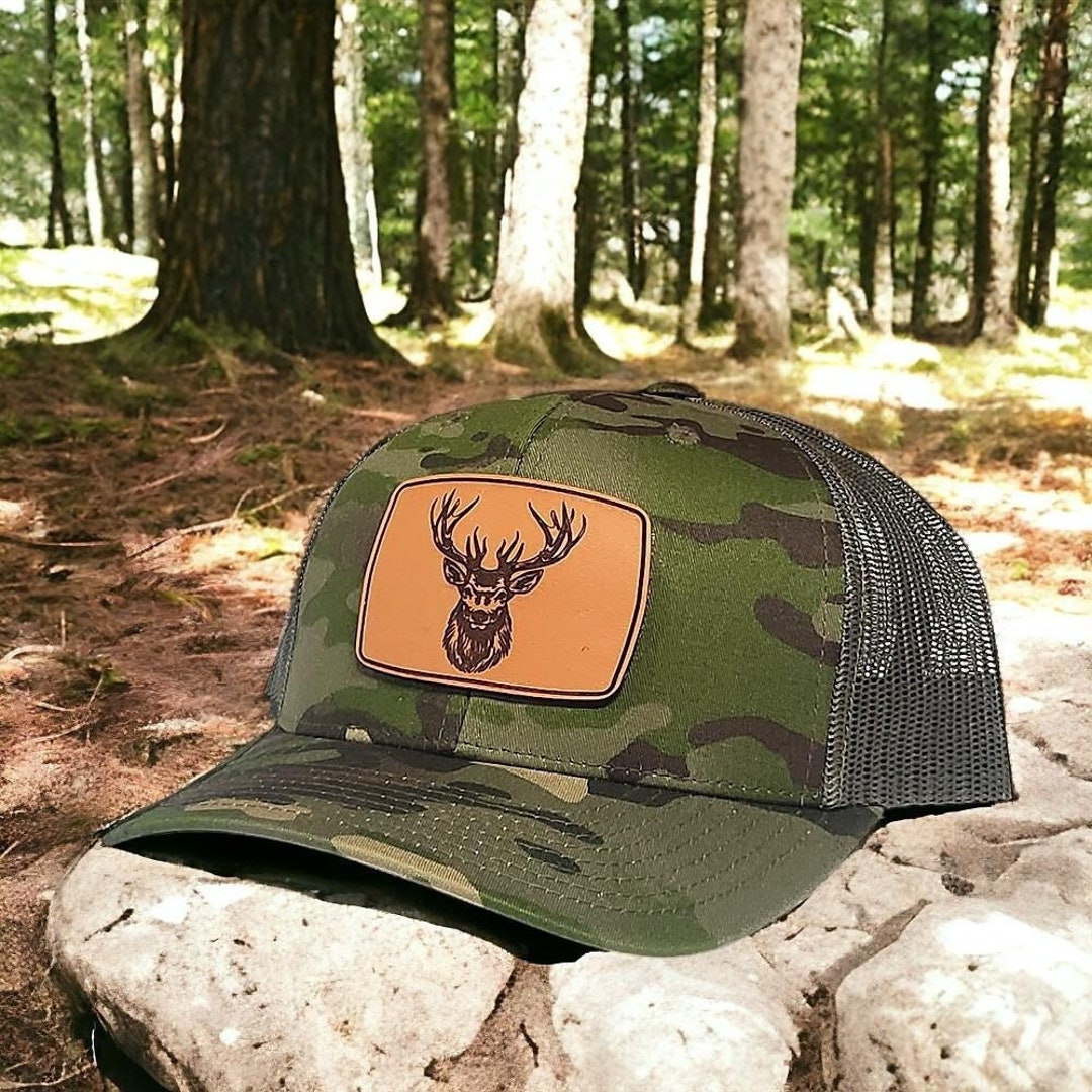 Custom Deer Hat, Deer Hunting Gift for Husband, Deer Hunters Gift ...