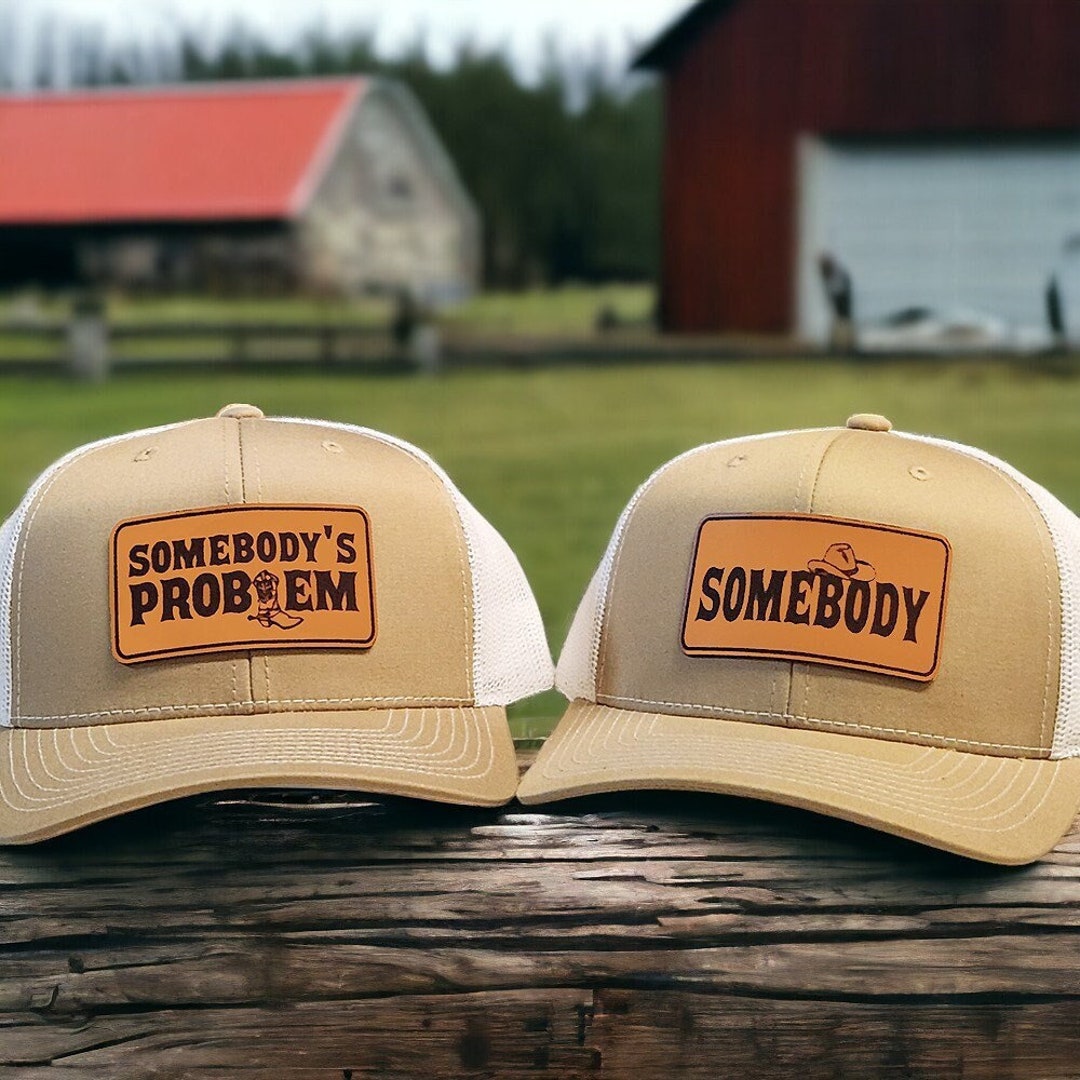 Somebody’s Problem Hat, Couple Hats, Trucker Hat, Cowgirl Cap, Country ...