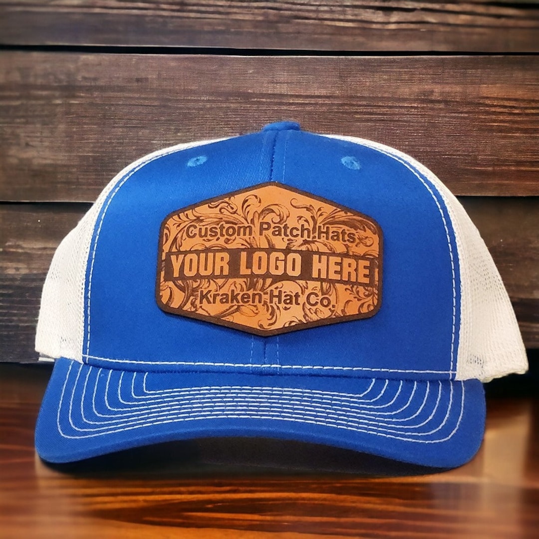 Custom Logo Hats, Leather Patch Hat, Company Swag, Business Merch ...