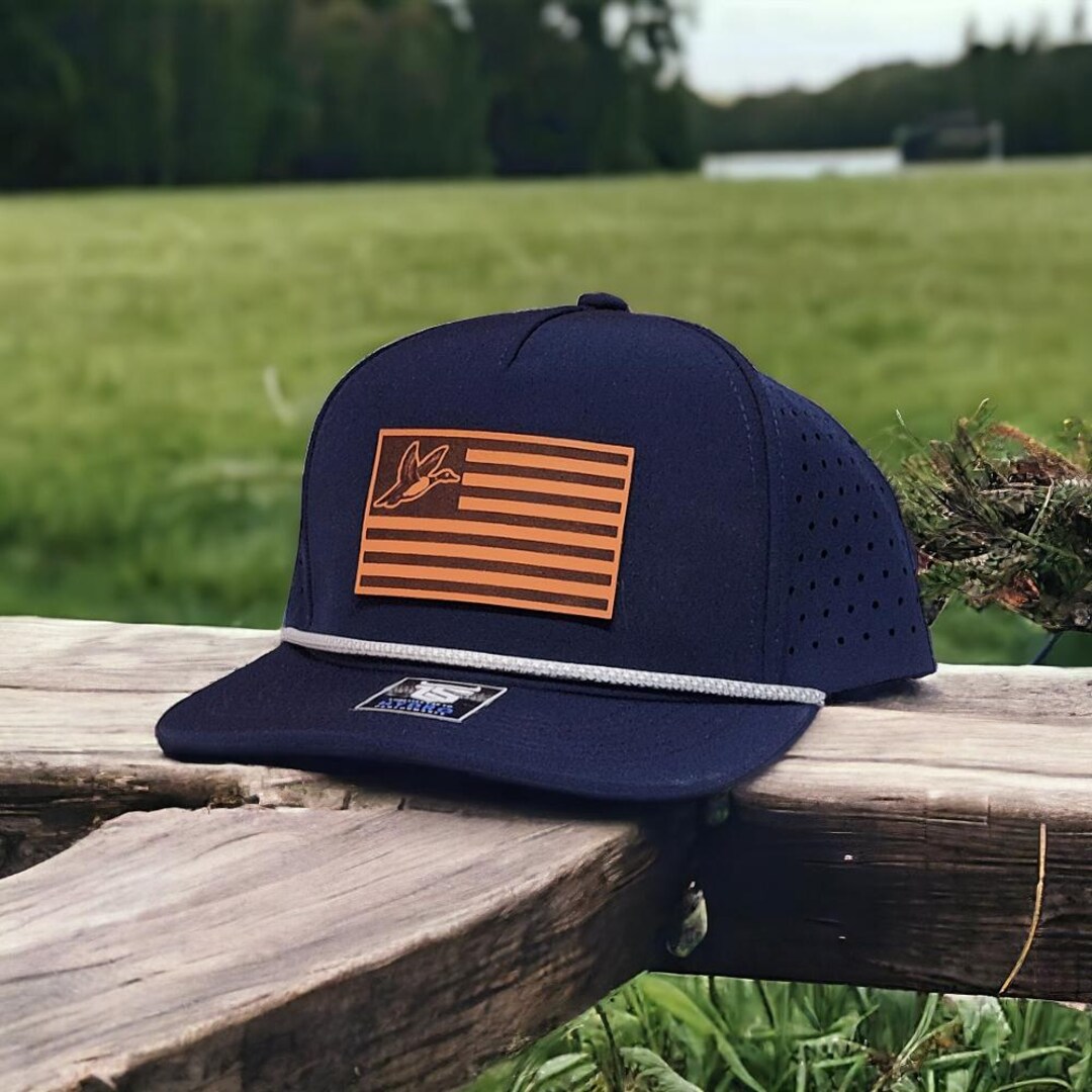 Waterproof Duck Hat, Duck Hunting Rope Hat, Hat for Dad, American Flag ...