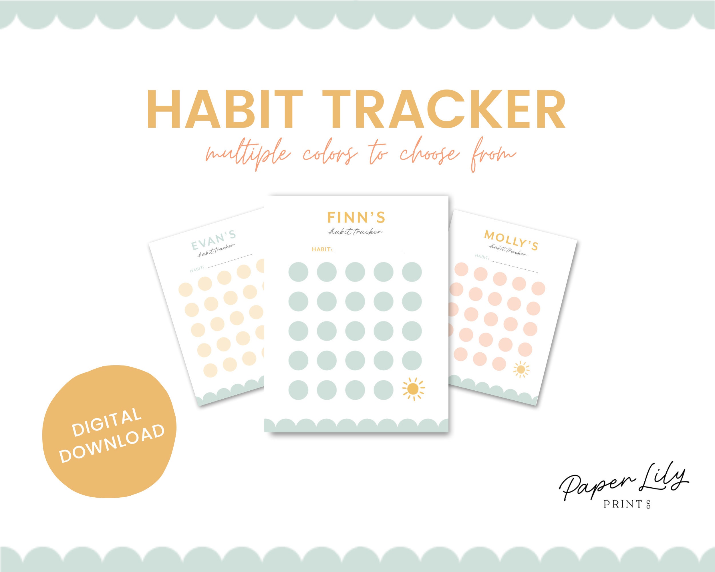 Summer Habit Tracker Printable, Summer Printable, Summer Habits, Summer ...