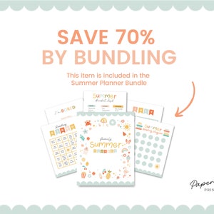 Summer Bucket List Printable, Editable Bucket List Template, Summer ...