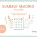 Summer Reading Program Printables, Summer Reading Bookmarks, Summer ...