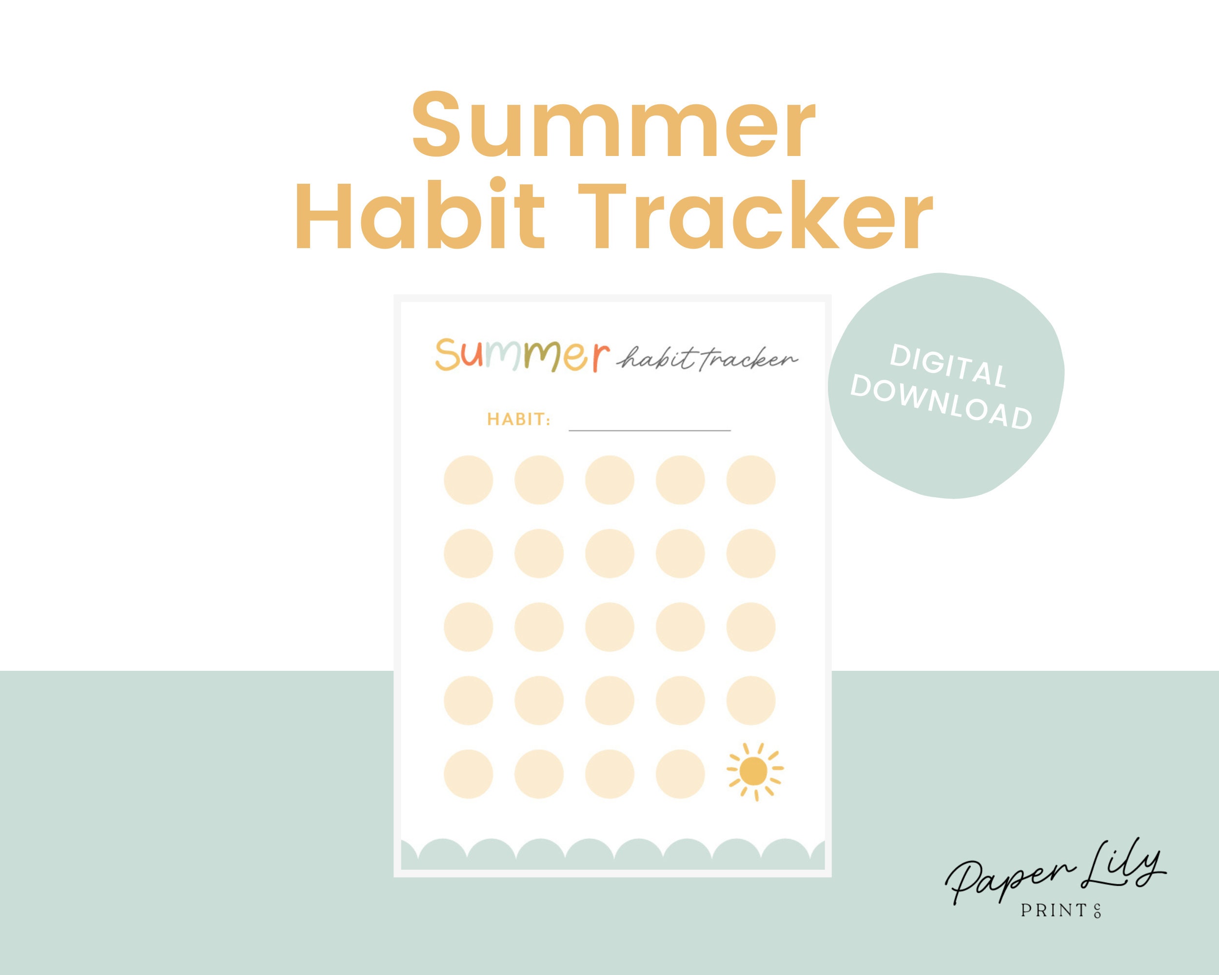 Printable Summer Planner, Summer Vacation Bundle, Kids Summer Bucket ...