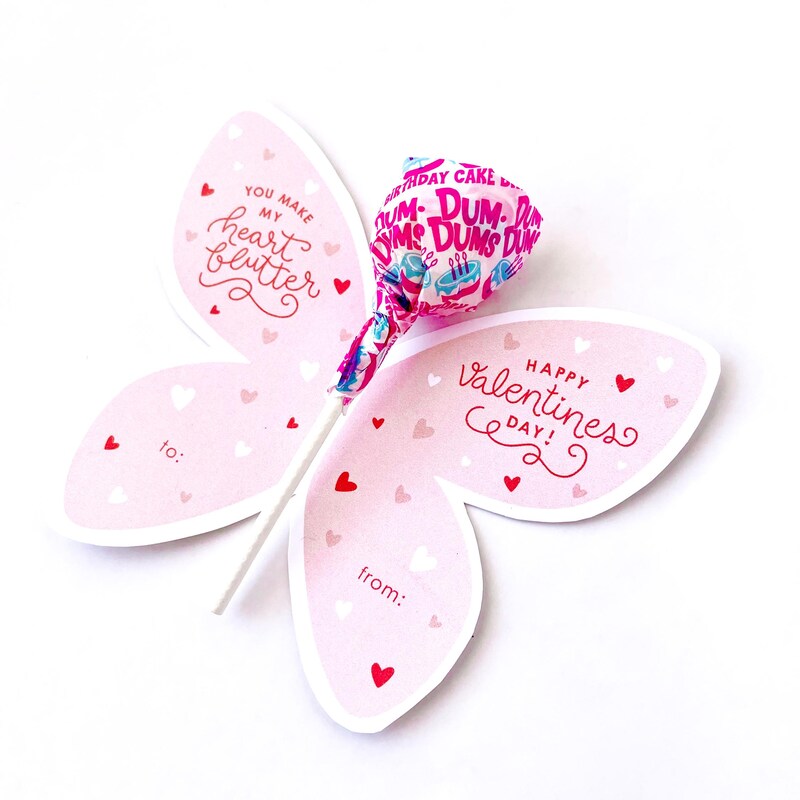 Butterfly Valentine - Etsy