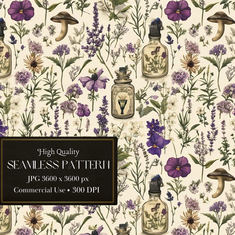 Floral Wallpaper Lavender - Etsy
