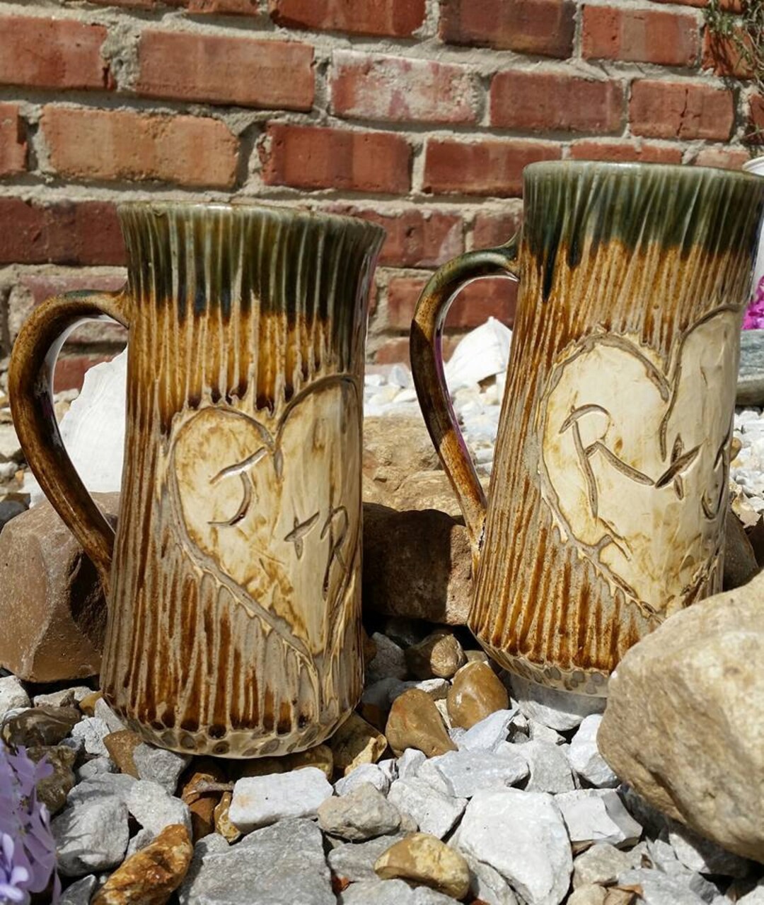 Large Mug, Large Tankard, Wood Textured Custom Mug, Custom Mug, Pint ...