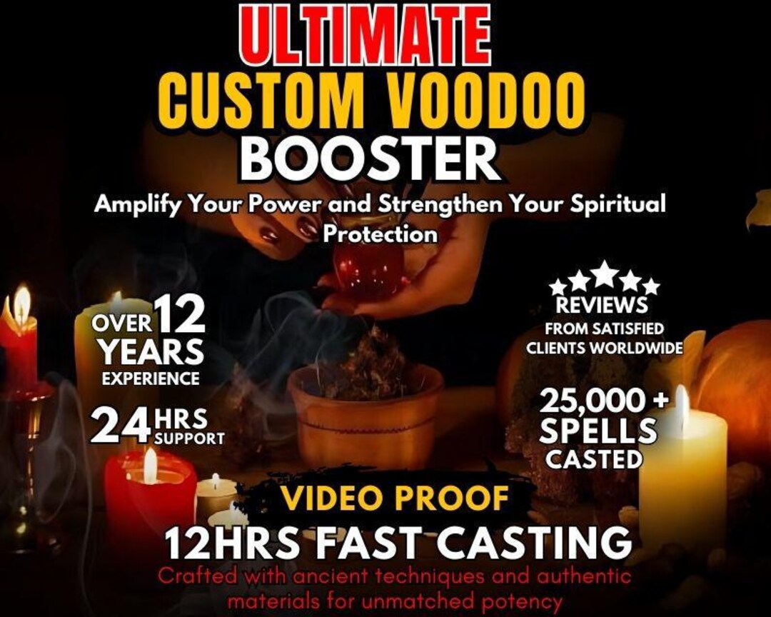 ULTIMATE CUSTOM VOODOO Booster | Premium Spell Booster | Spell Booster ...