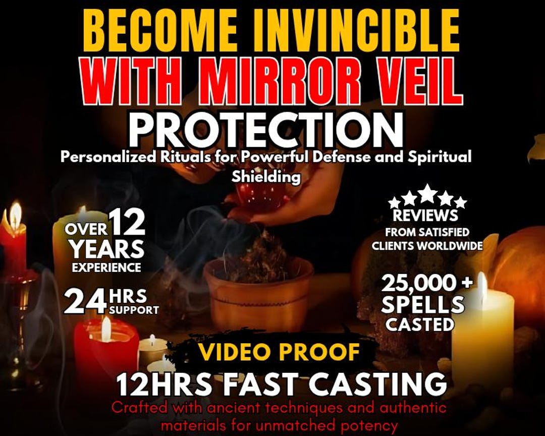 Mirror VEIL INVISIBILITY PROTECTION | Energy Cloak Spell | Block ...
