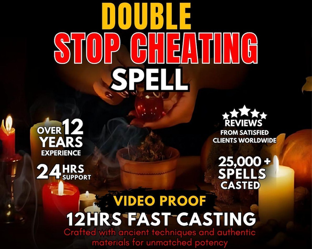 DOUBLE STOP CHEATING Spell | Ultimate Remove Third Party | Forever Faithful | Voodoo Spell ...