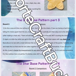 Mamar Paper Mario N64 Stars Crochet Pattern Star Doll Plush Craft Cute ...