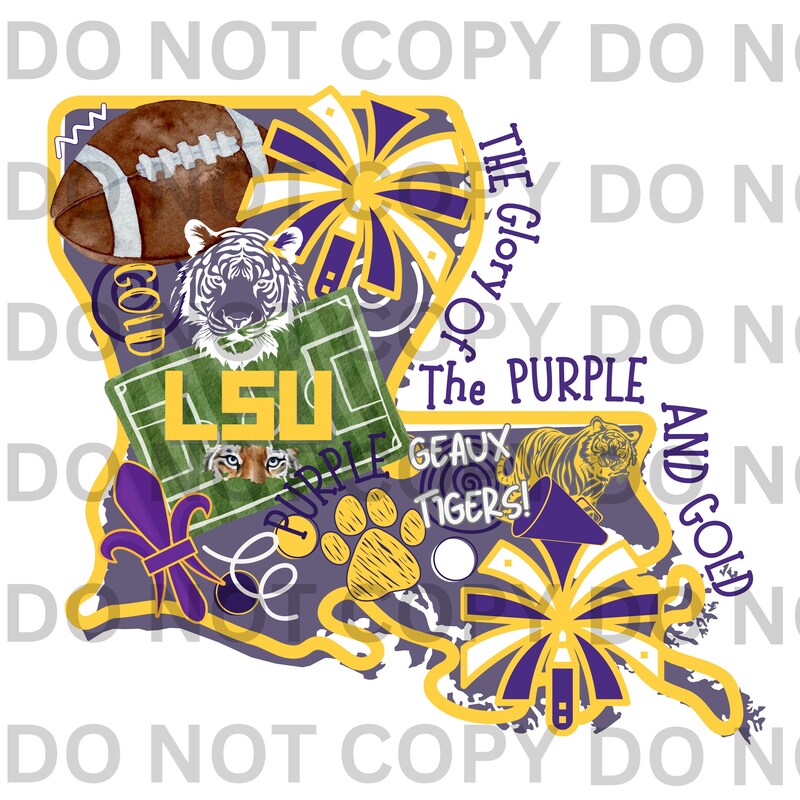 Lsu Svg - Etsy