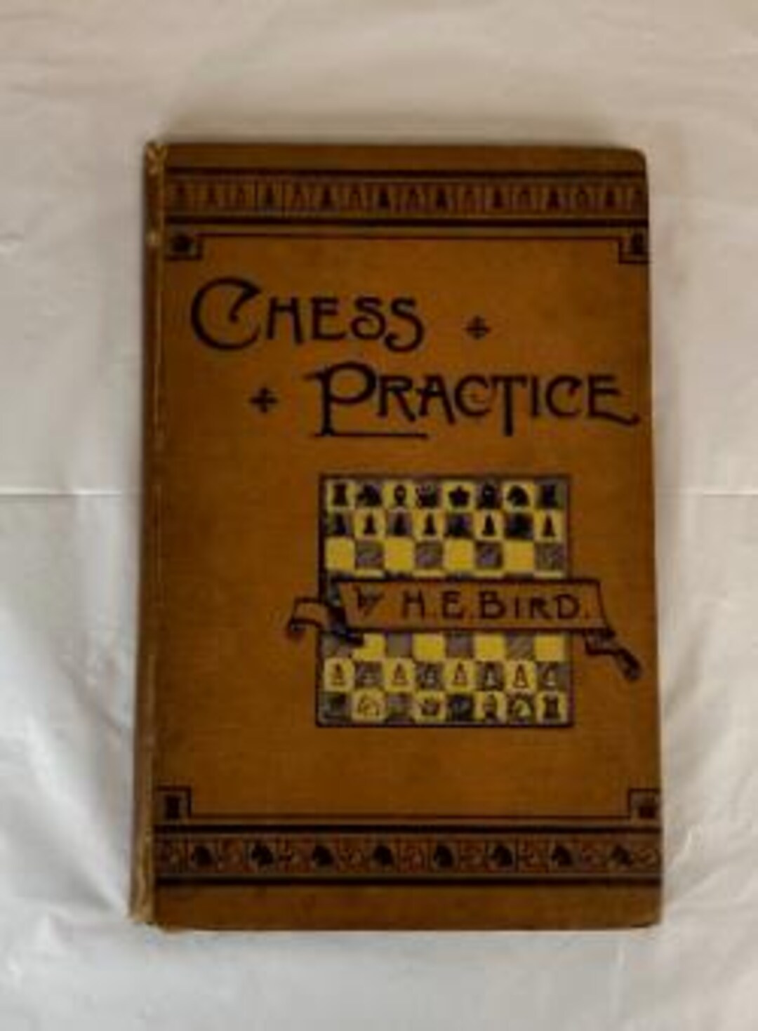 Chess Practice Book Signed Compton Ellis by H.E. Bird Hardback 1892 ...