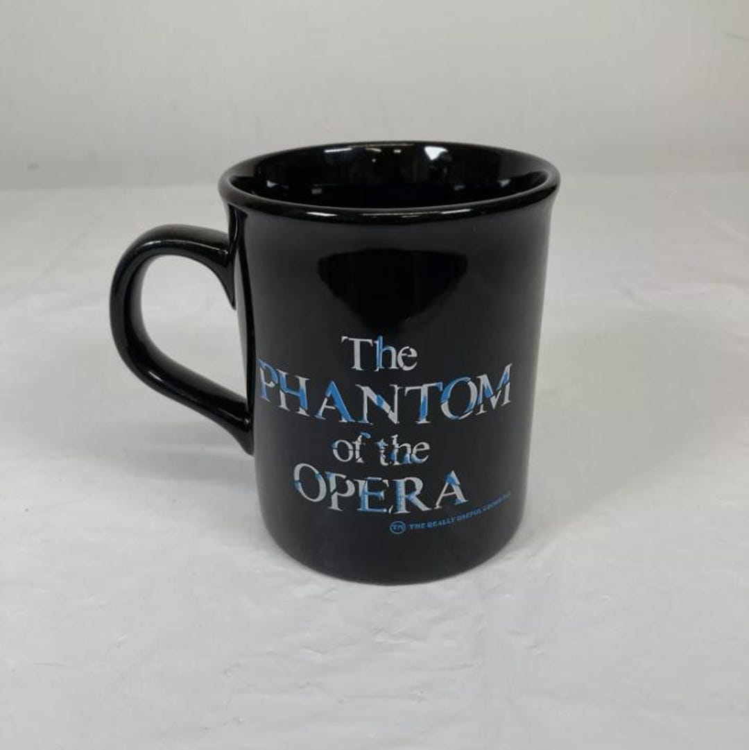 The Phantom of the Opera Vintage Mug Cup 1980s Made in England Black - Etsy