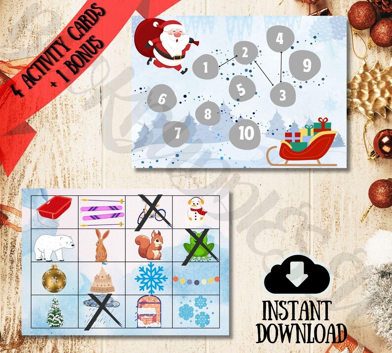 Printable Winter Activity Bundle for Kids | Educational Worksheets for ...