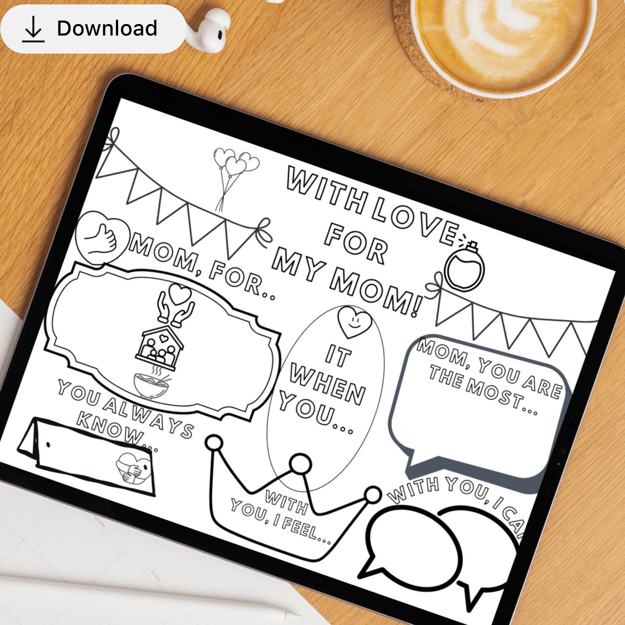 All About Mom and Dad Printable Poster Set | Mother's Day and Father's ...