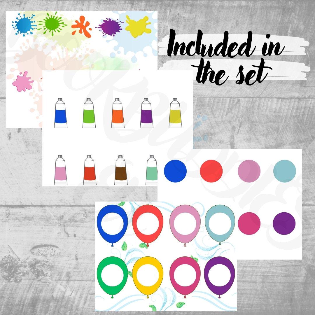Interactive COLORS Bundle, Matching Games, Sorting Cards, and ...