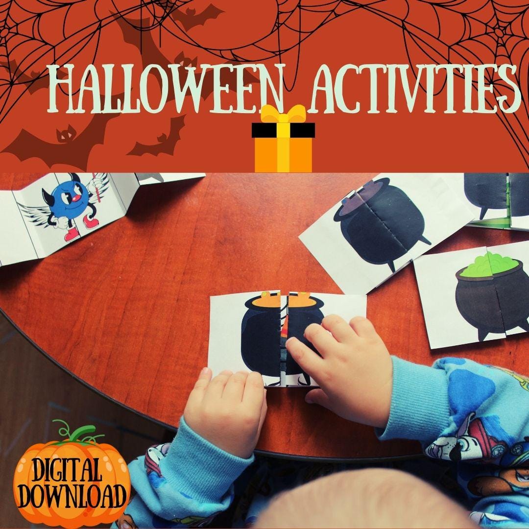 Halloween Printable Activities for Kids | Preschool Flashcards & Games ...