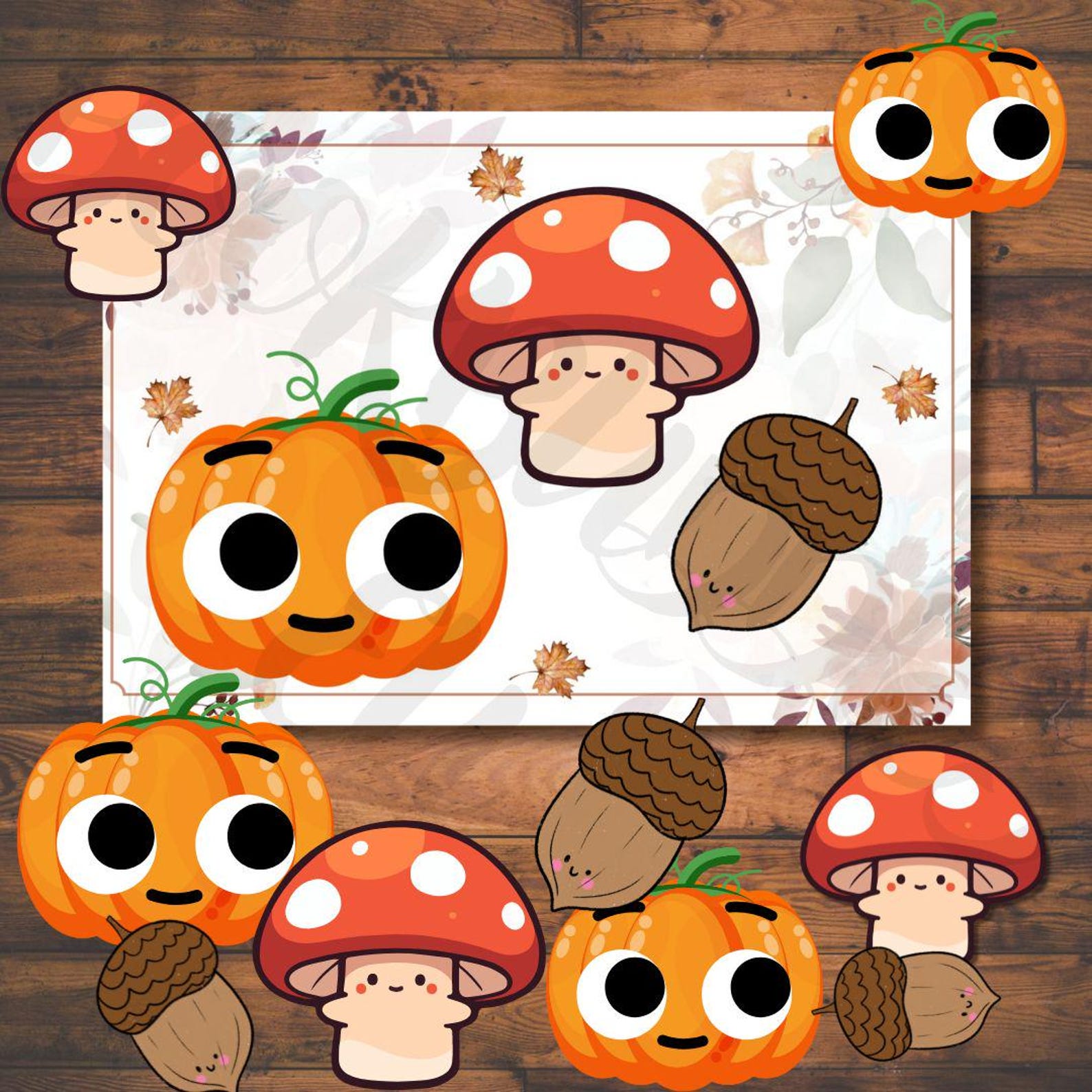 Autumn Size Sorting Shadow Matching Game for Toddlers Printable ...