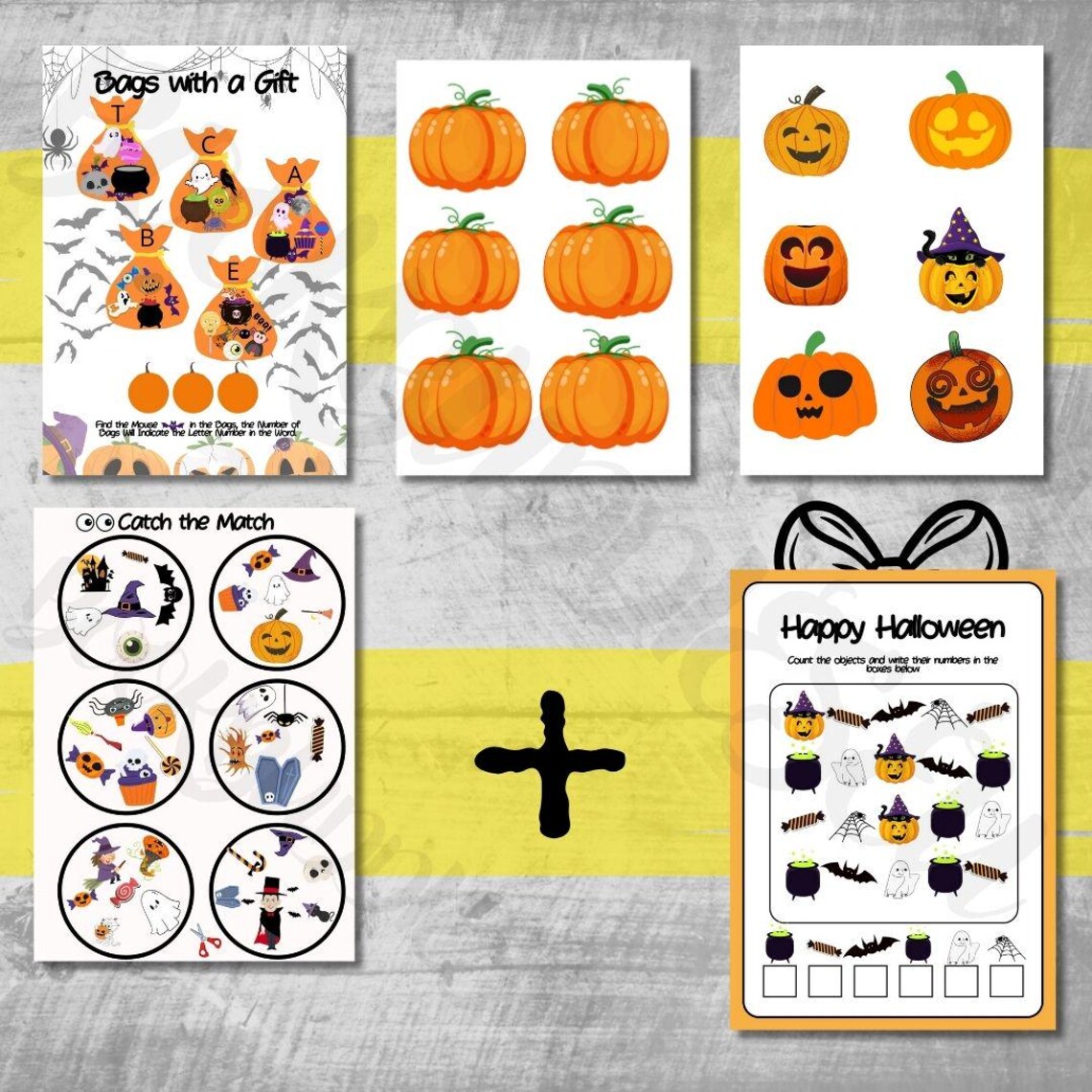 Halloween Printable Activity Pack: Fun and Educational Games for Kids ...