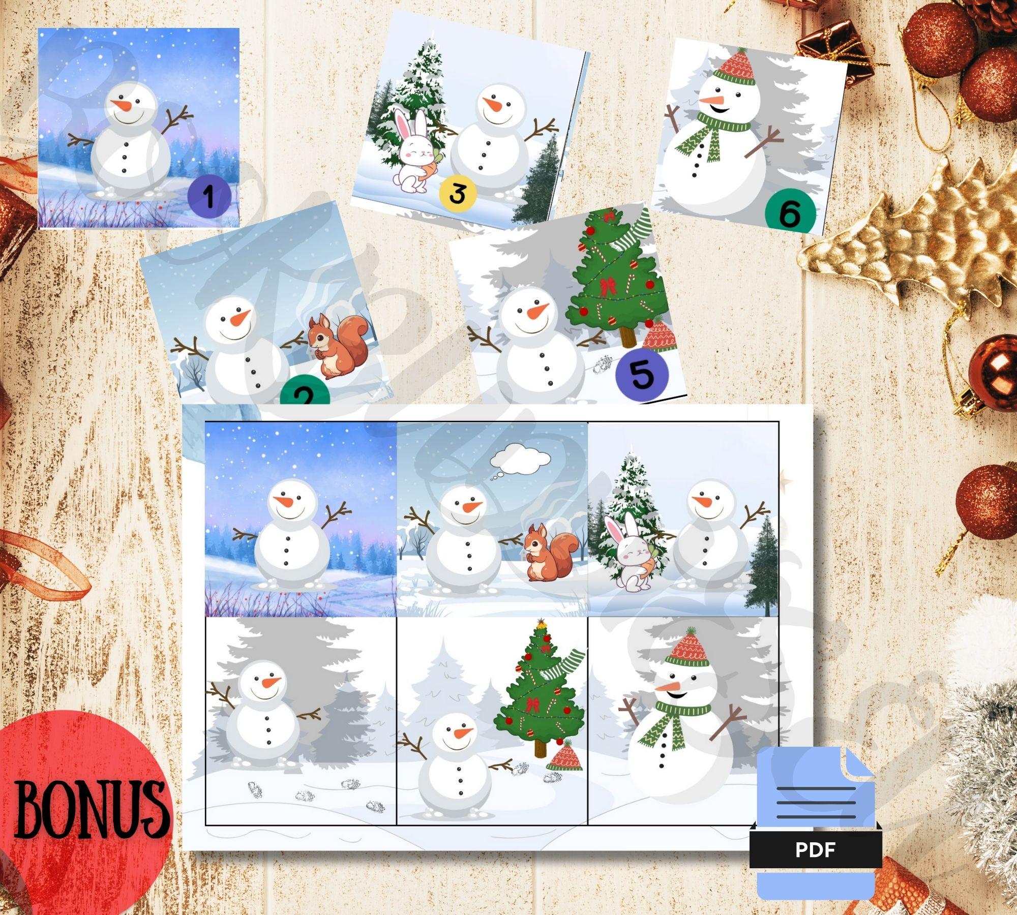 Printable Winter Activity Bundle for Kids | Educational Worksheets for ...
