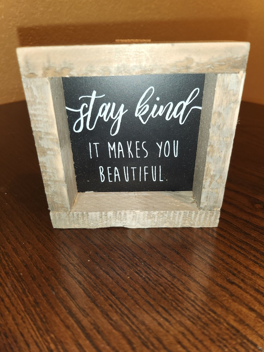 Stay Kind Beautiful Framed Sign - Etsy