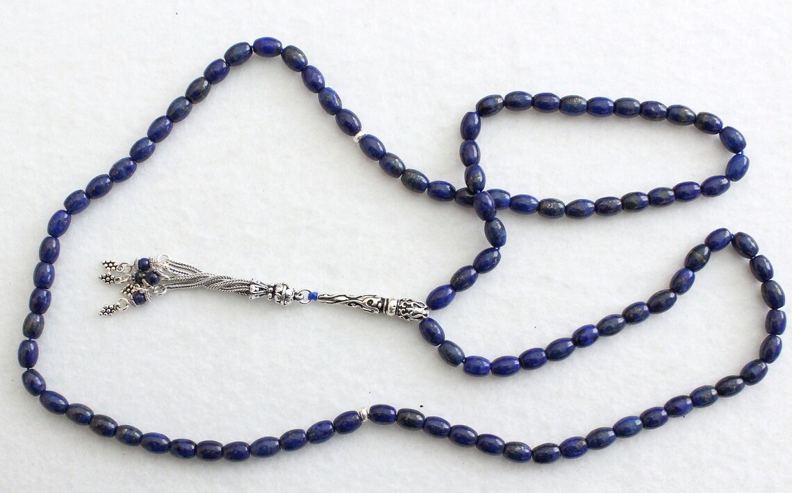Islamic Prayer Beads Tesbih Gebetskette 99 Beads Lapis Lazuli ...