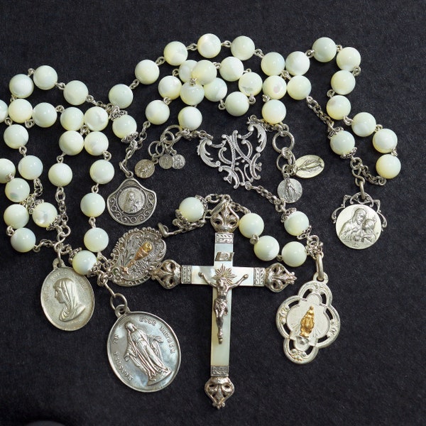 Antique Rosary - Etsy