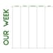 Weekly Calendar Printable Our Week and My Week Templates in Green ...