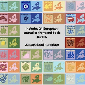 Customisable EUROPE Photobook- Digital Desgin - Etsy