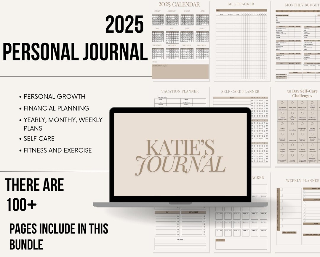 COMPLETED 2025 Personal Planner, Self Help, Get Organised ...