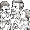 Happy Pride, Coloring Book Page, Two Dad's - Etsy