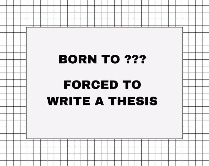 Funny Grad Student Sticker, Thesis Sticker, Academic Sticker ...