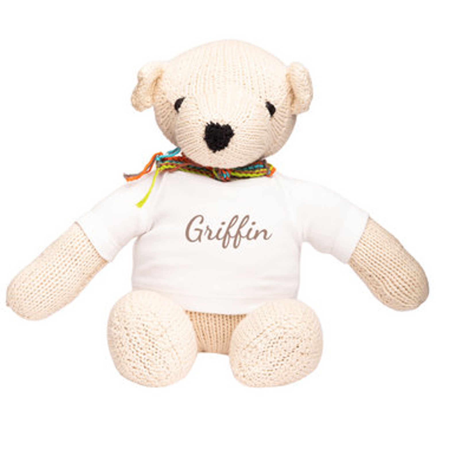 Organic Teddy Bear - Personalized With Name - Embroidery - Etsy
