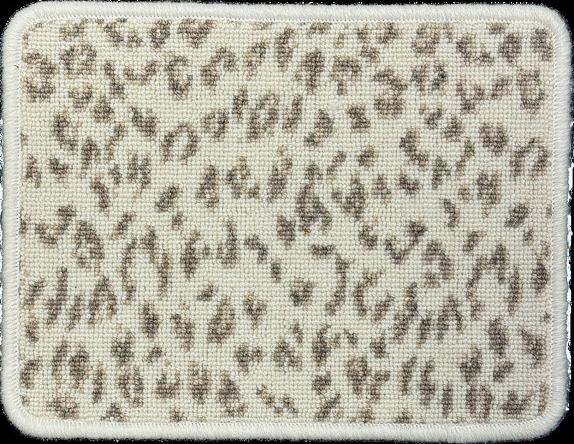 Custom Wool Area Rug, "spots" or "stripes," Animal Print Serged Area ...