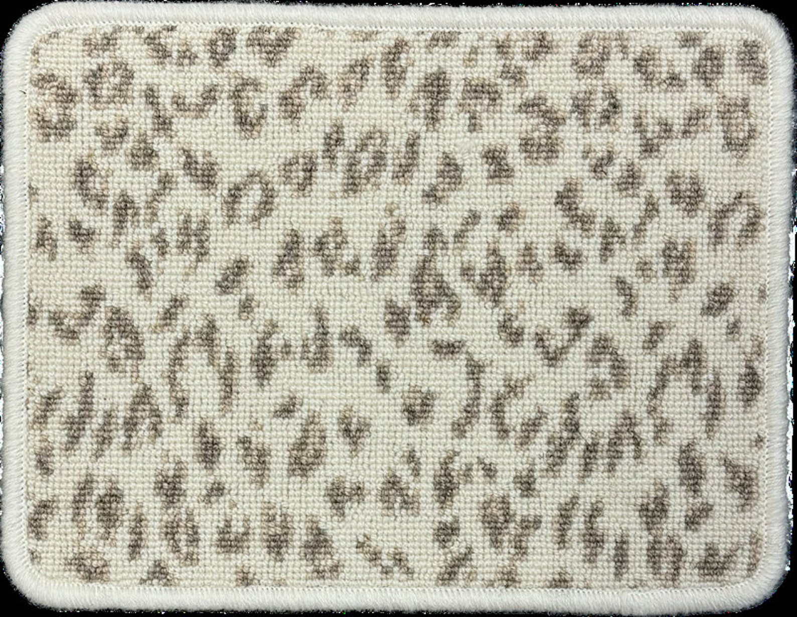 Custom Wool Area Rug, "spots" or "stripes," Animal Print Serged Area ...