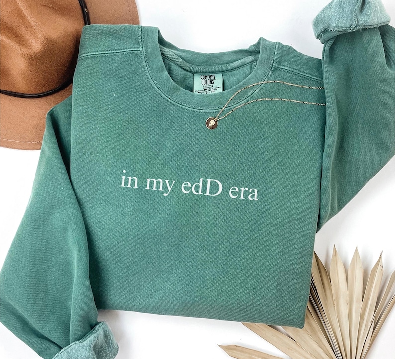 Comfort Colors® in My Edd Era Shirt, Minimalist Doctoral Student Tee ...