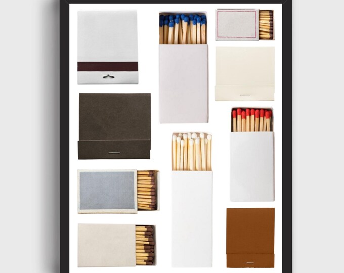 Blank Matchbook | Digital Download | Customizable Matchbooks | Plain ...