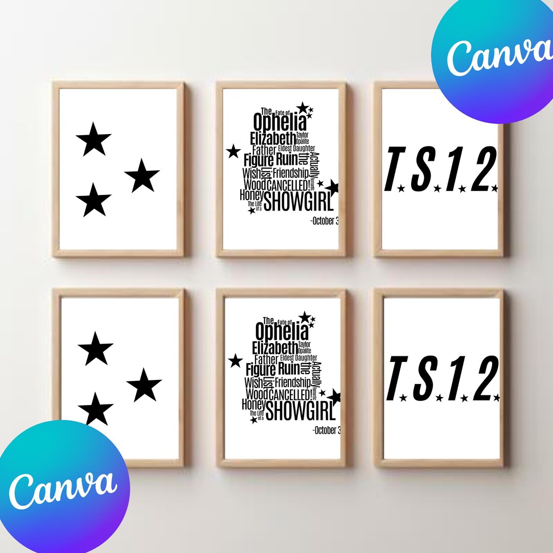 Vintage Showgirl Design: Burlesque Tracklist, Editable Canva Template ...