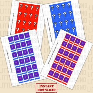 Custom Guess Who Game Template: Editable Canva Cards (PDF) - Etsy