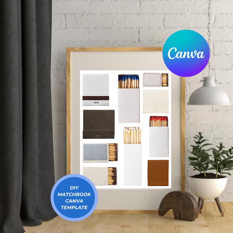 Matchbox Canva Template - Etsy
