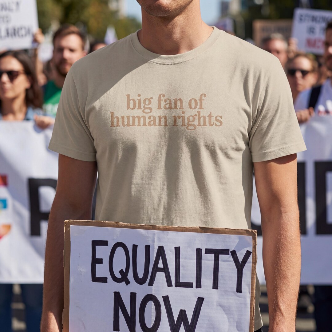 Big Fan of Human Rights Shirt, Equality Rainbow LGBT Sweatshirt, Anti ...