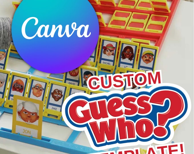 Guess Who 2.0 editable personalizado - ¿Adivina quién imprimible ...
