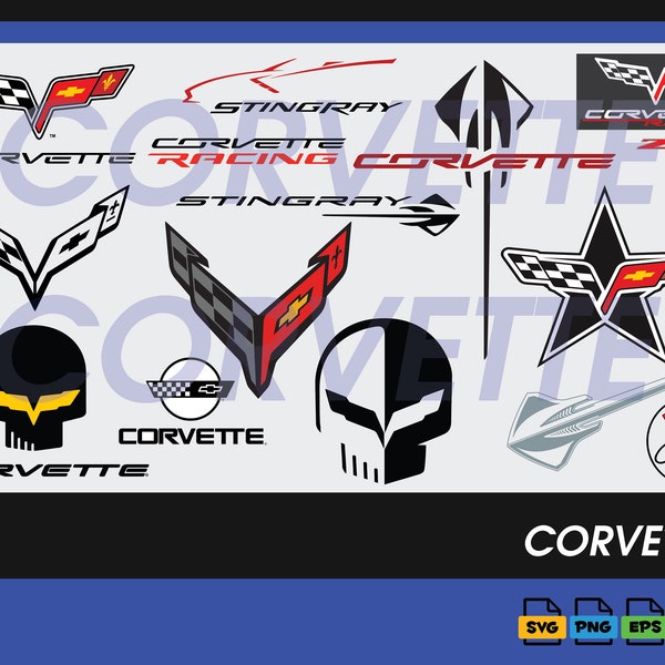 Corvette Svg - Etsy