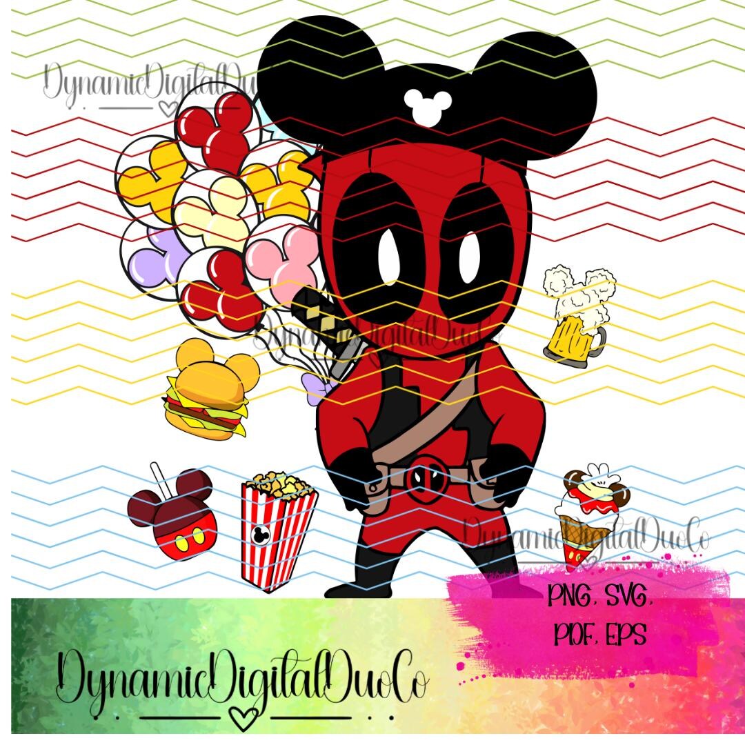 Deadpool Mickey Ears Snacks Marvel Hollywood Studio Magic Kingdom ...