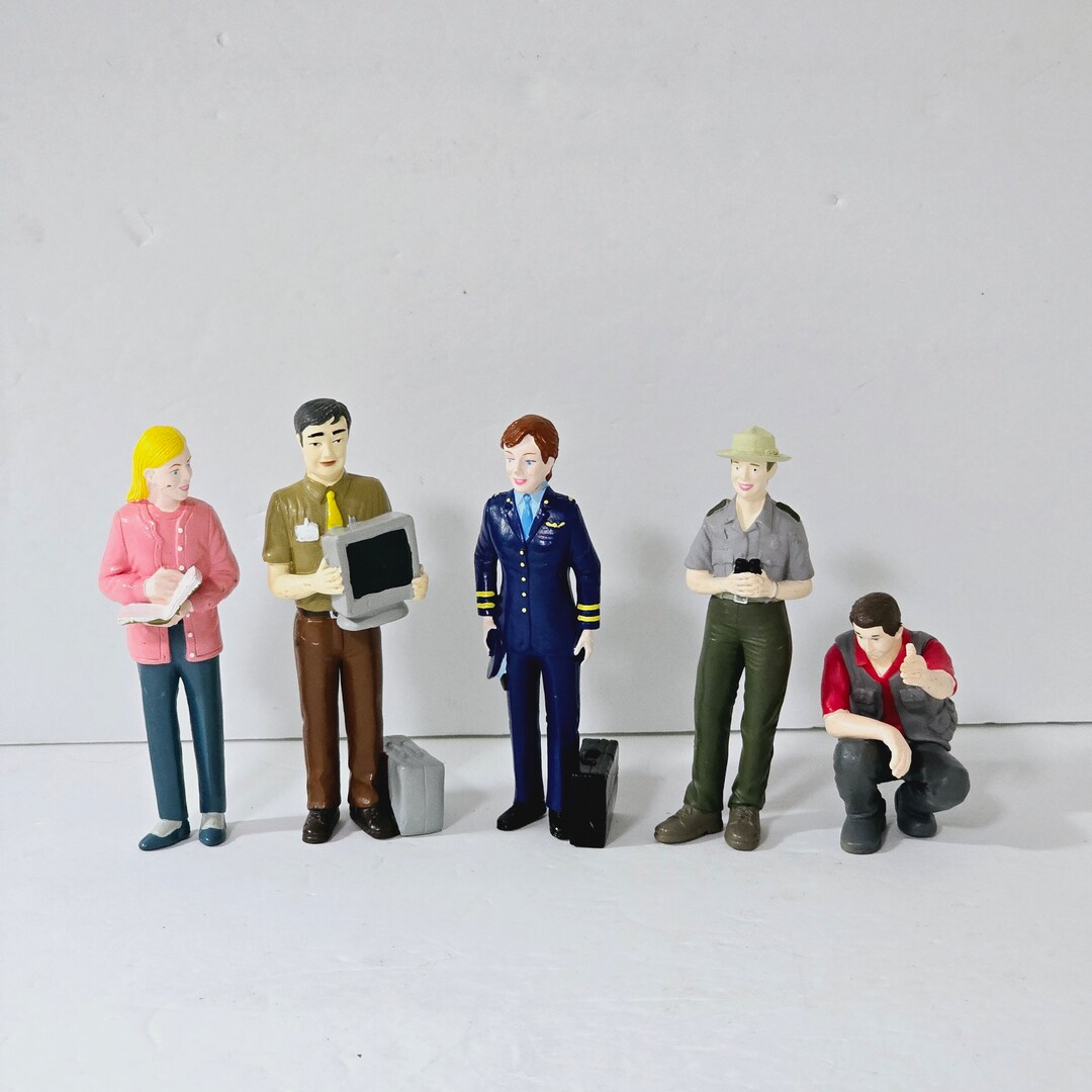 Pretend Professionals Pretend Career Figures Creative Minds Set of 5 - Etsy