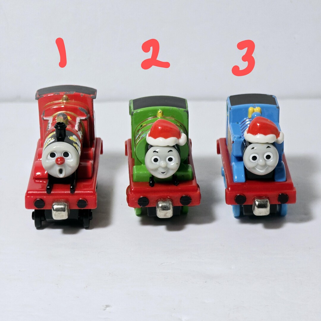 Thomas the Train 'JAMES', Snow Covered Holiday Percy or Thomas Diecast ...