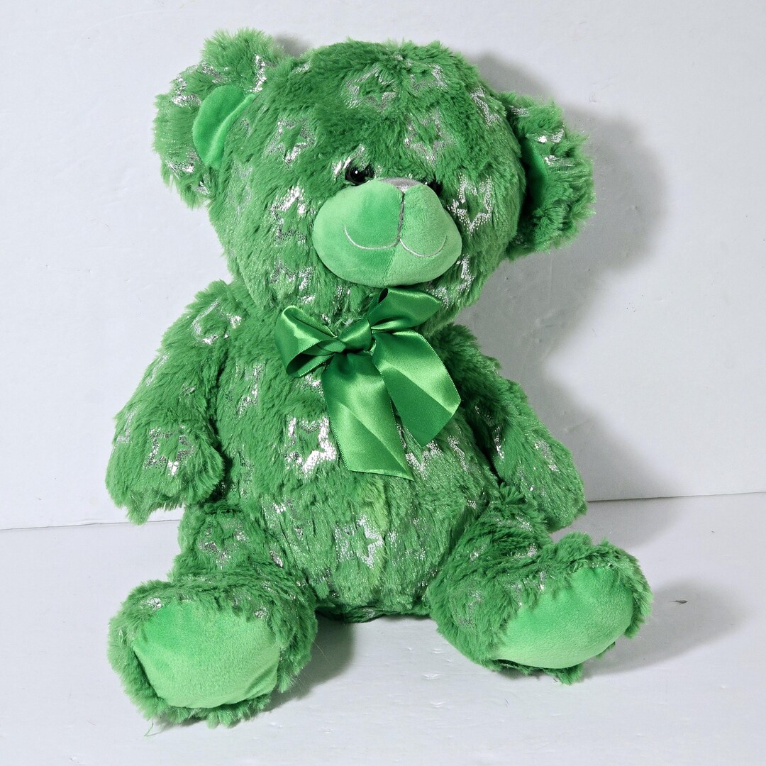 Kelly Toy 2018 Plush Brown Teddy Bear With Sliver Stars Stuffed Animal ...