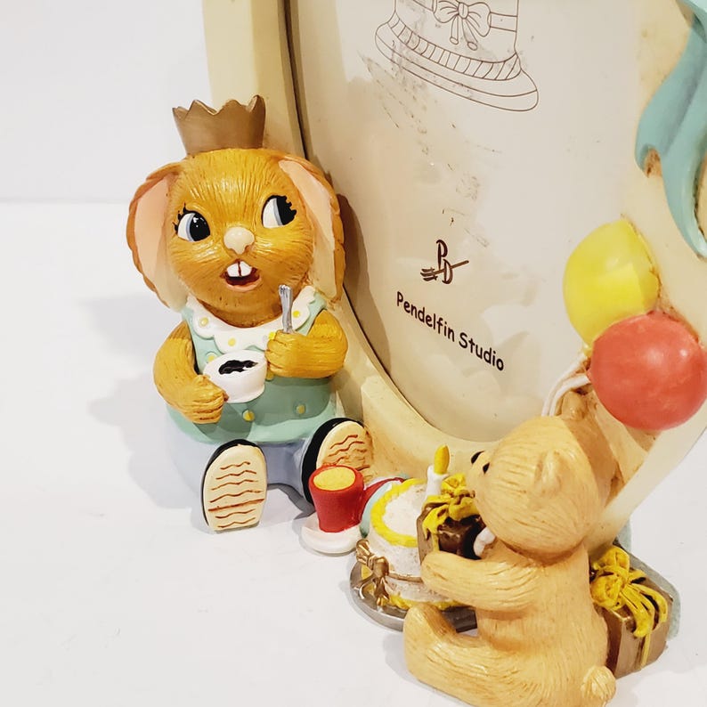 Pendelfin Rabbits Oval Picture Frame, Nursery Decor, Kids Photo Frame ...